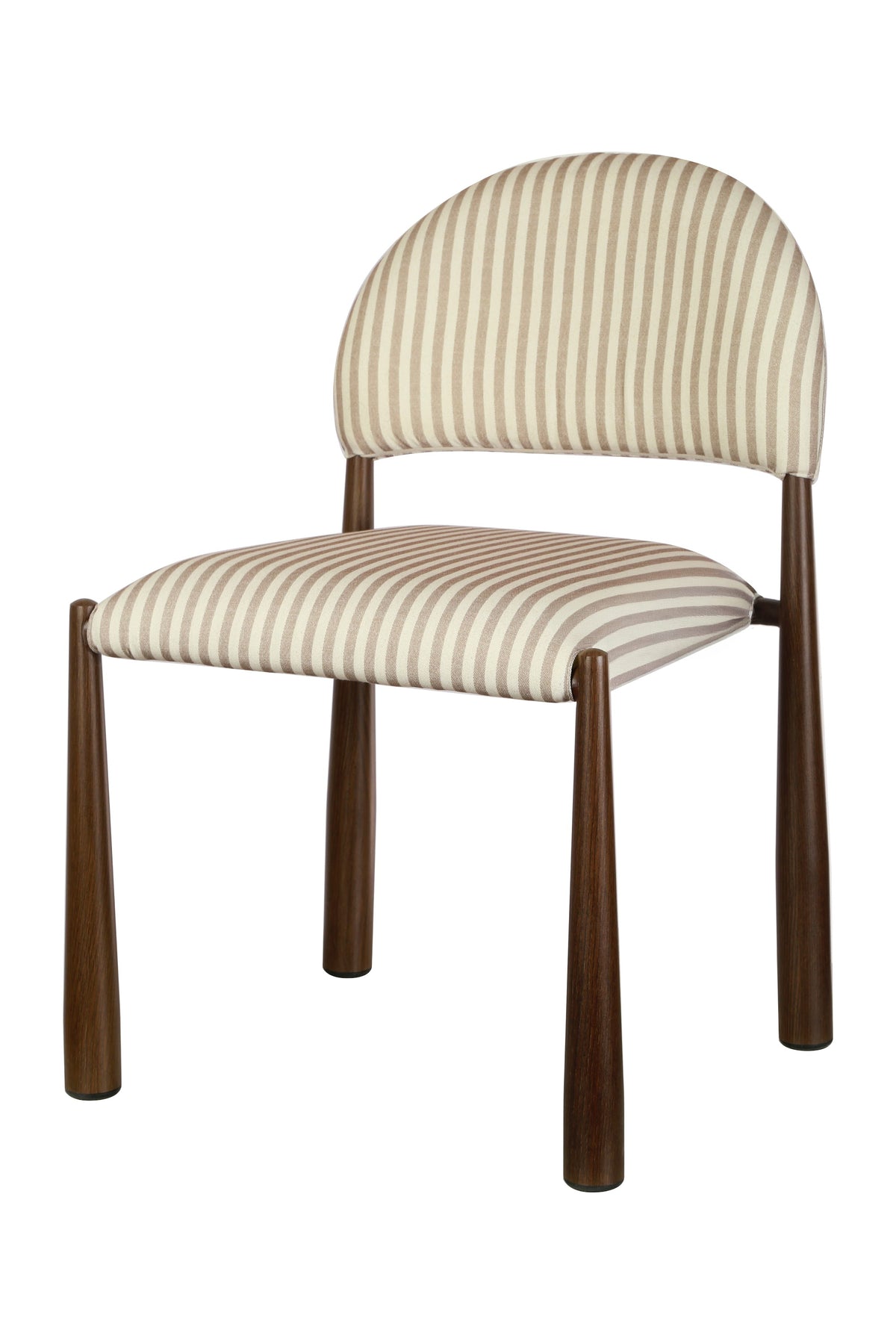 Elara Dining Chair Beige / Walnut (Set of 2)