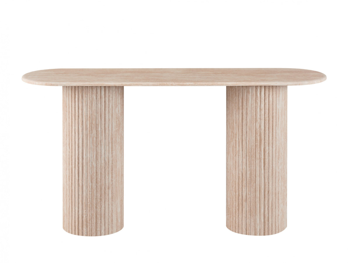 Pomira Console Table Travertine