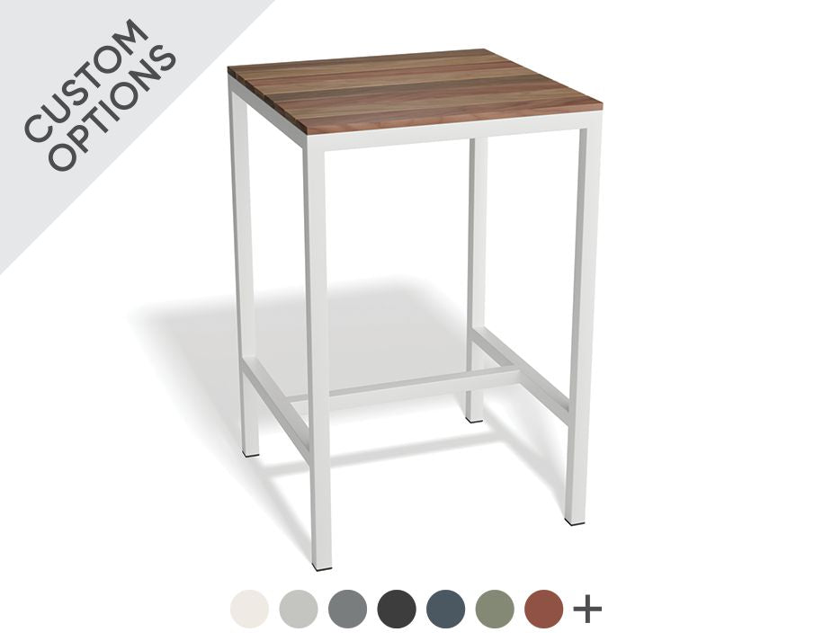 Kyenne Outdoor High Bar Table - Spotted Gum