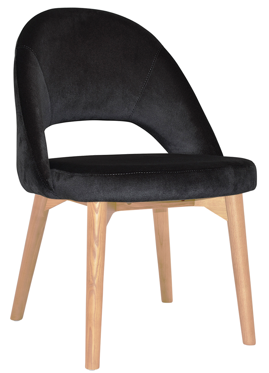 Chair Chevron Timber Natural - Regis Charcoal