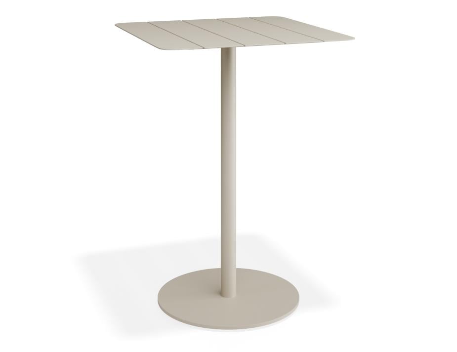 Roku High Bar Table - Outdoor - Latte - 75 x 75cm Table Top
