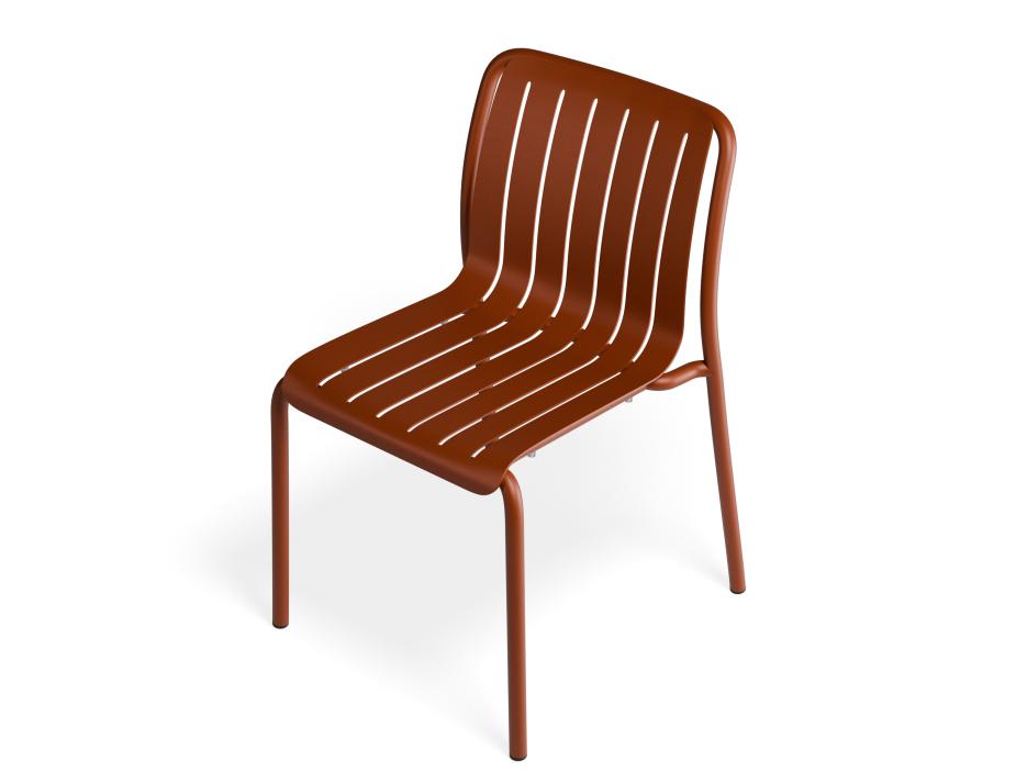 Roku Outdoor Dining Chair in Matt Papaya - Chair Only